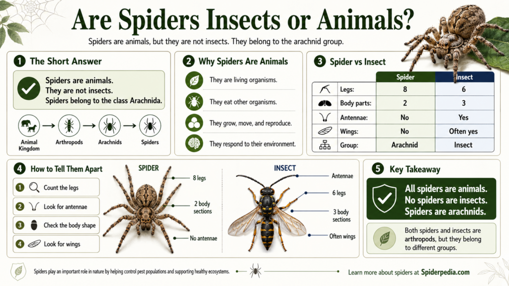 Are Spiders Insects or Animals? The Simple Scientific Answer